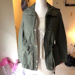 H&M | Jackets & Coats | Hm Army Green Jacket | Poshmark